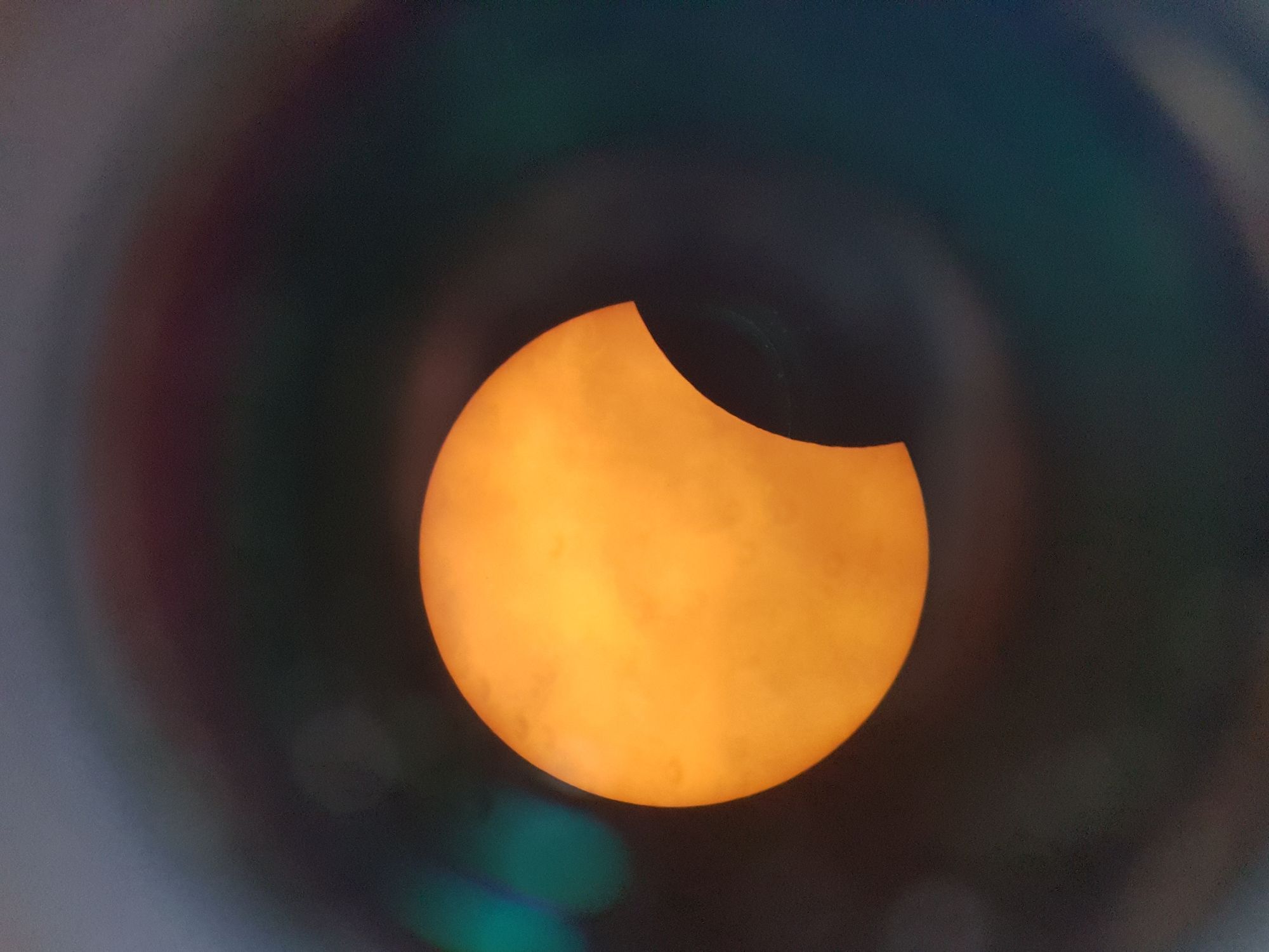 Eclipse partielle de soleil- 10 juin 2021 - Magnitude 78